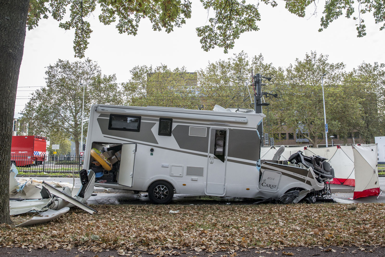 Dode en twee zwaargewonden bij botsing tussen tram en camper | De Utrechtse Internet Courant